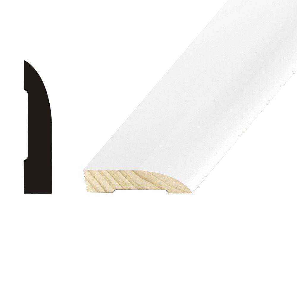 Kelleher Pro Pack Streamline 1/2 in. x 2-1/4 in. x 192 in. Primed Pine ...