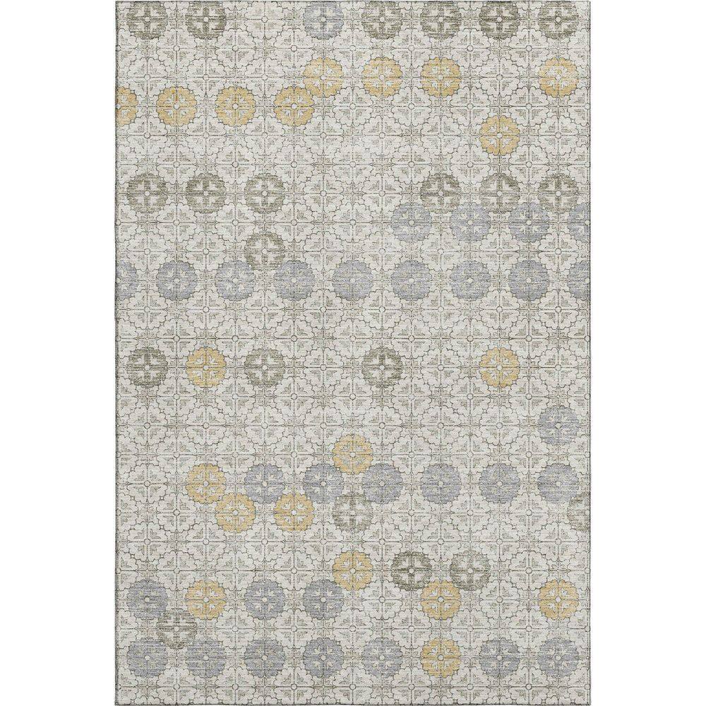 Addison Rugs Mayfield Premium Machine Washable Abstract AMF1855 Ivory 5 ...