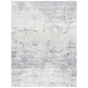 SAFAVIEH Brentwood Ivory/Gray 8 ft. x 10 ft. Abstract Area Rug BNT822A ...