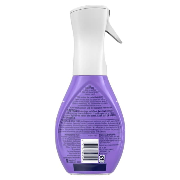 Mr. Clean 16 oz. Clean Freak Deep Cleaning Mist Multi-Surface Lavender Scent All Purpose Cleaner ...