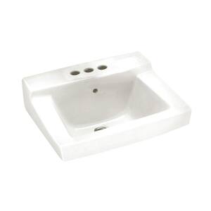 American Standard Declyn Wall-Mounted Bathroom Sink in White 0321.026.020