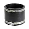 PLUMBFLEX 5 in. PVC Flexible Coupling with Stainless Steel Clamps ...