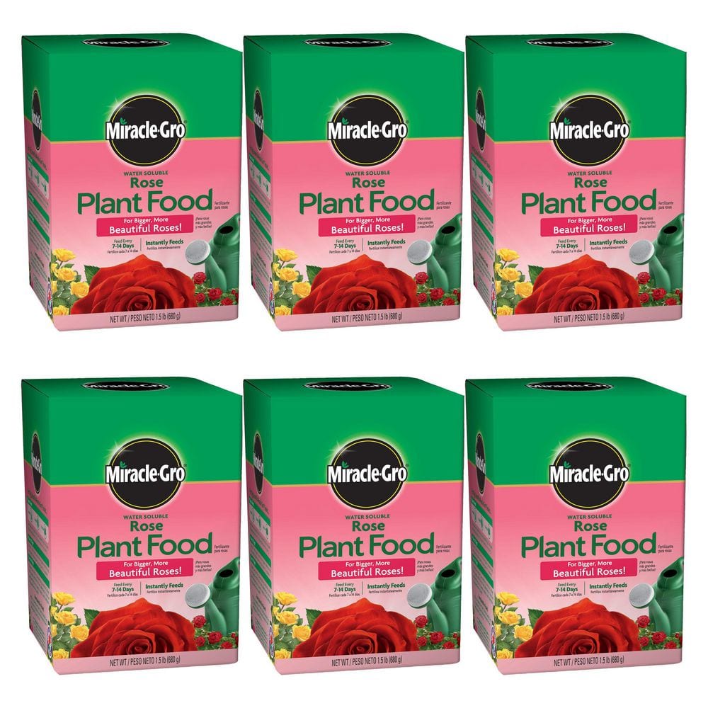 Reviews for Miracle-Gro Water Soluble Rose Plant Food 1.5 lb. For In ...