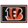 FANMATS Cincinnati Bengals 5 ft. x 8 ft. Area Rug 6569 - The Home Depot