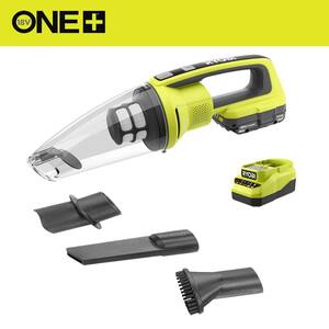 RYOBI ONE+ 18V Hand Vacuum Kit with 2.0 Ah Battery, Charger and ...