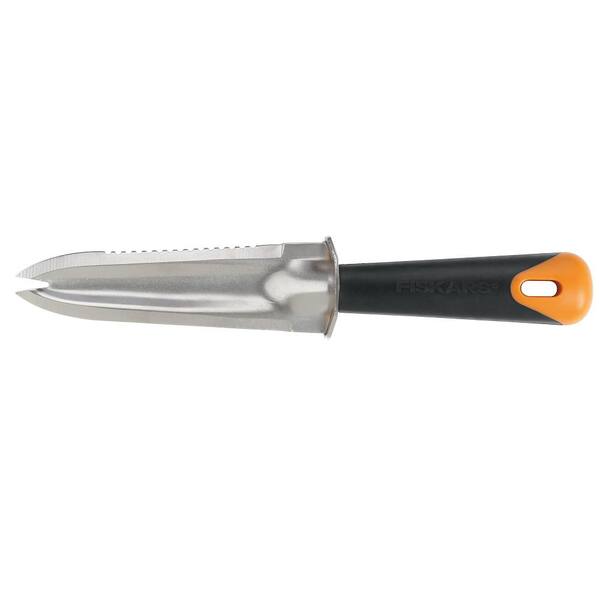 Fiskars 6-3/4 in. Cast Aluminum Head, Big Grip Garden Knife 370790-1006 ...