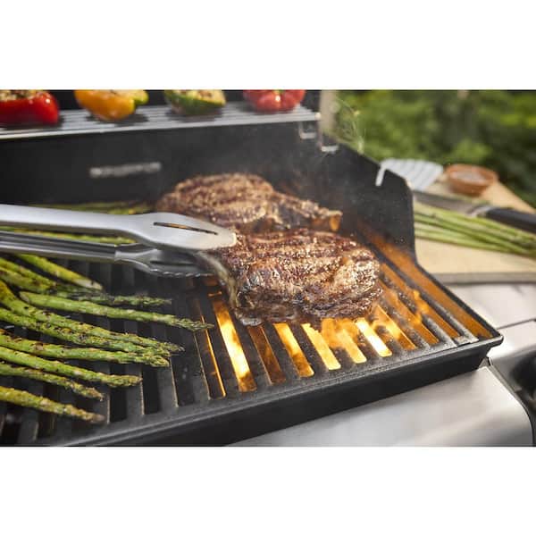 Weber Spirit E-425 4-Burner Liquid Propane Gas Grill in Black with Ruse ...