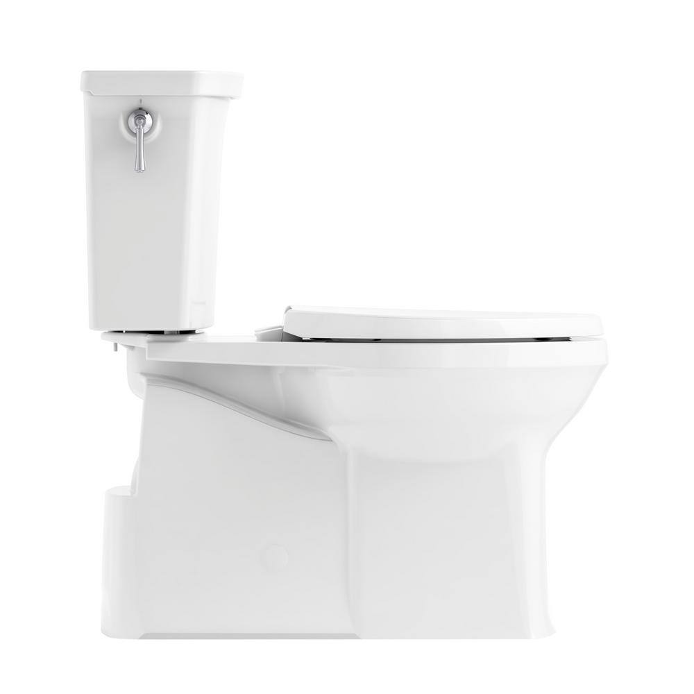 KOHLER Corbelle 12 in. Rough In 2-Piece 1.28 GPF Single Flush Elongated ...