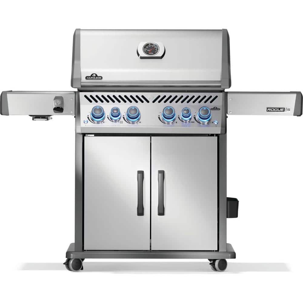 NAPOLEON Rogue Pro-S 525 4-Burner Propane Gas Grill in Stainless Steel ...