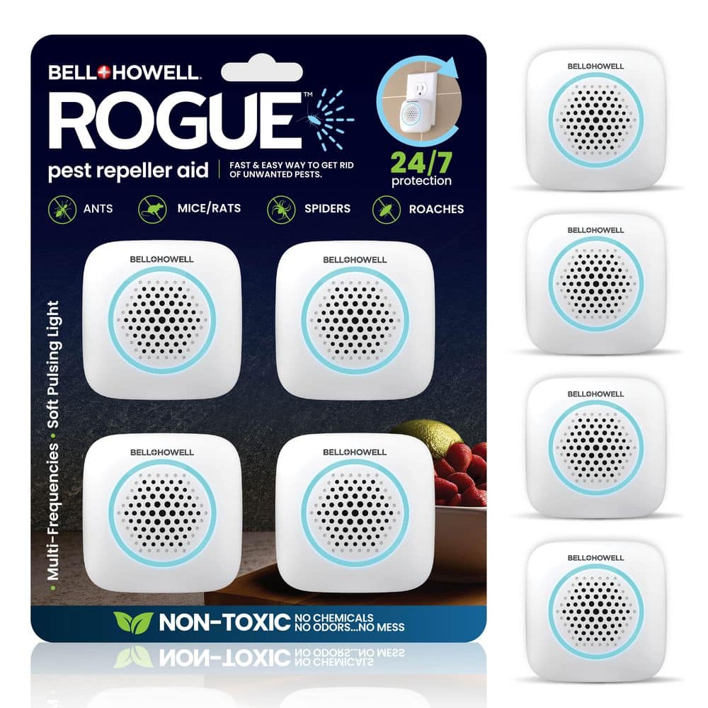 Bell + Howell Rogue Pest Repeller Aid Ultrasonic Electronic Insect Trap ...