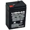 UPG 6-Volt 4.5 Ah Sealed Lead Acid (SLA) AGM Rechargeable Battery UB645 ...