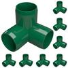 Formufit 3/4 in. Furniture Grade PVC 3-Way Elbow in Green (8-Pack ...