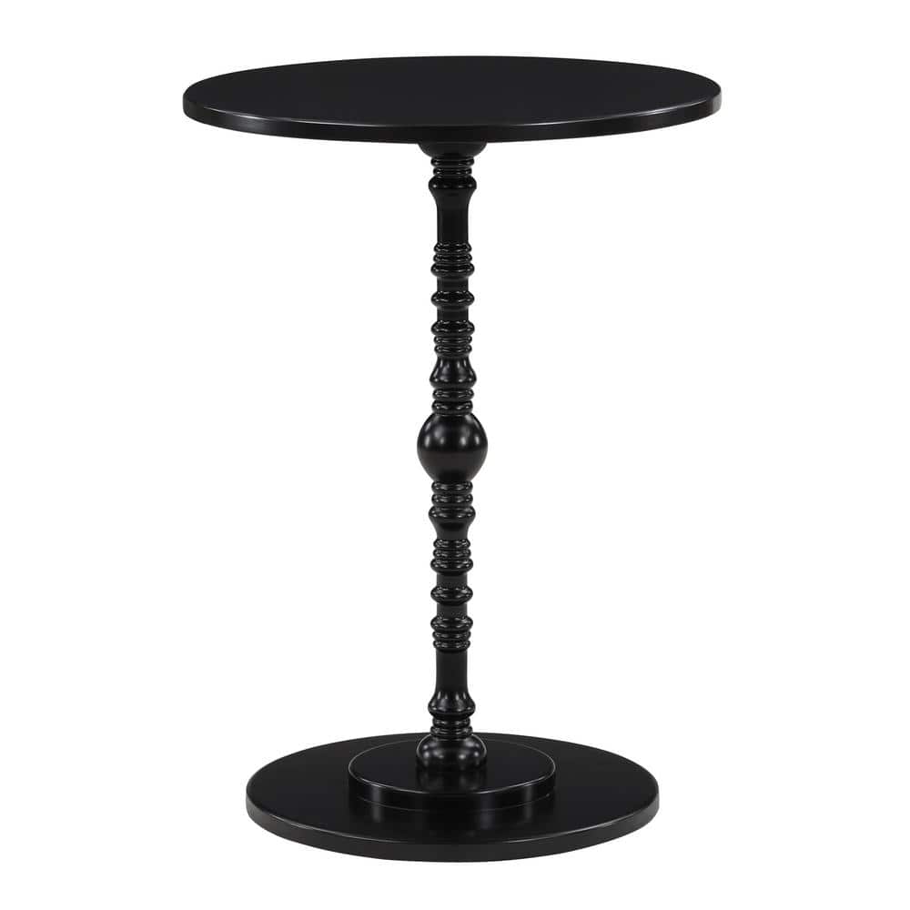 Convenience Concepts Classic Accents Sanibel 17.75 in. W Black Round ...