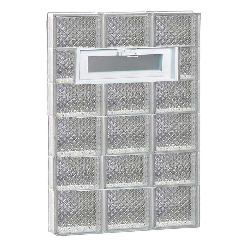 Clearly Secure 23.25 in. x 40.5 in. x 3.125 in. Frameless Diamond ...