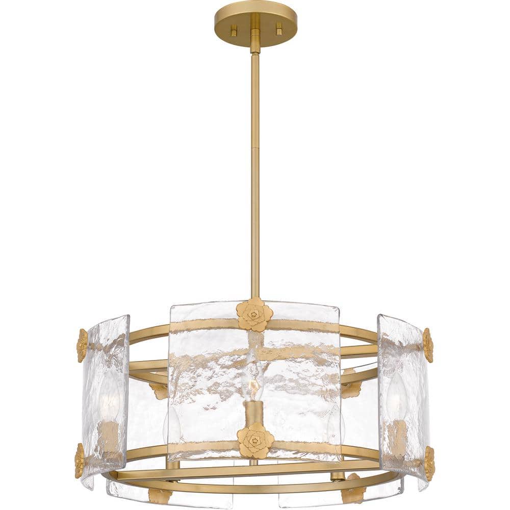 Quoizel Jolie 6-Light Light Gold Pendant Light JOL2821LG - The Home Depot