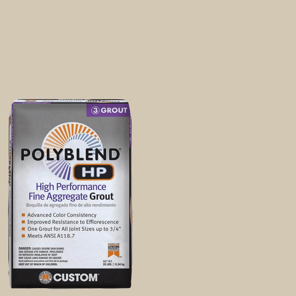 Custom Building Products Polyblend HP #382 Bone 25lb High Performance ...