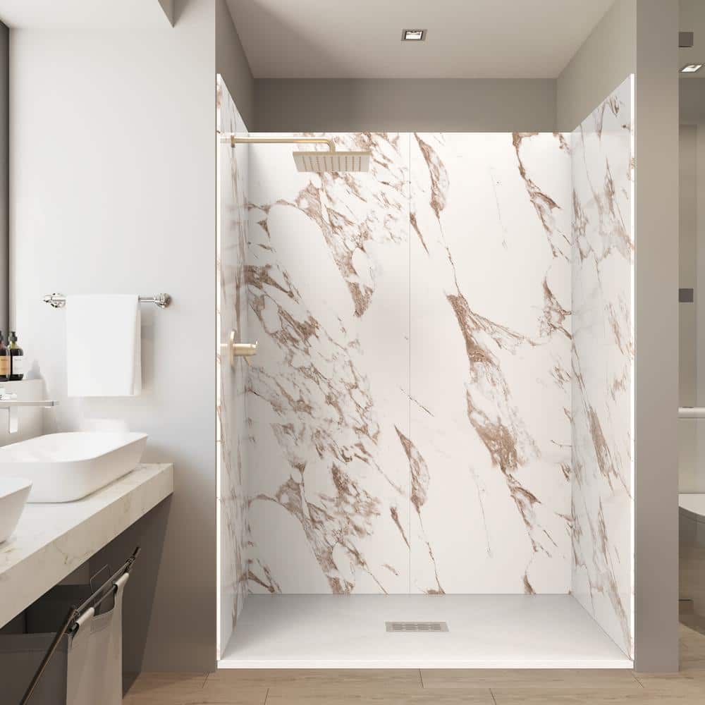 Reviews for CASTICO Caramel 32 in. x 60 in. x 84 in. Solid Composite ...