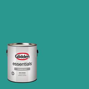 Glidden Premium 5 gal. Azure Tide PPG1231-6 Satin Exterior Latex Paint ...