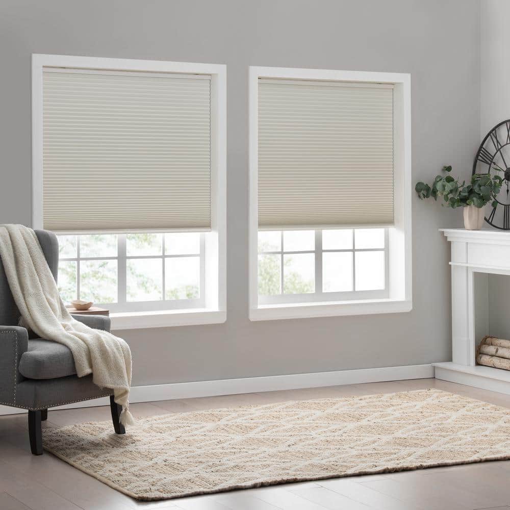 Reviews for Eclipse Ivory Cordless Blackout Polyester Cellular Shades ...