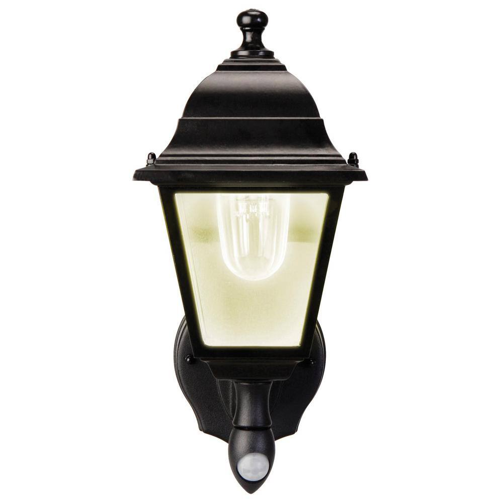 MAXSA Black Motion Sensing LED Outdoor Wall Sconce 43319-RS - The Home ...