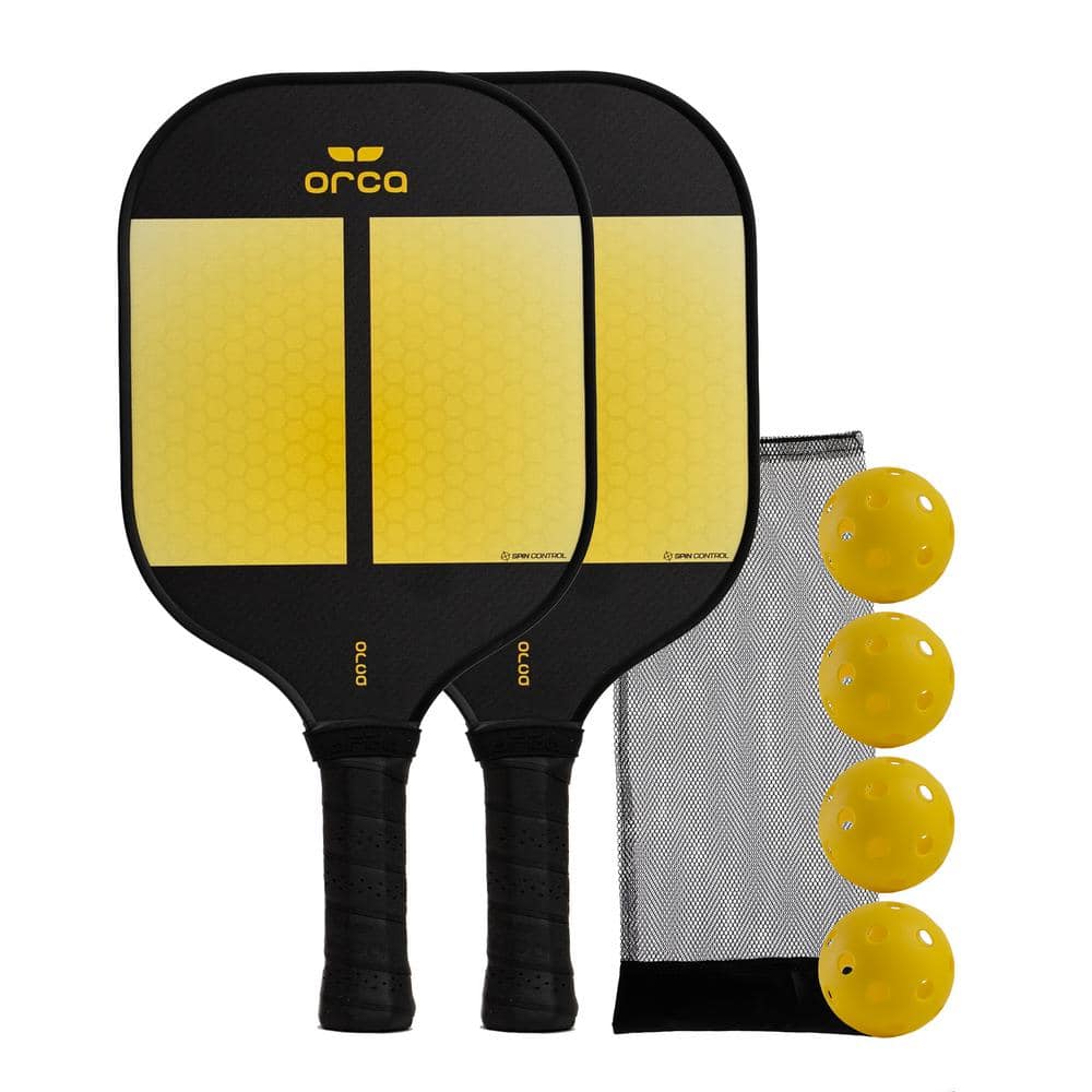 ORCA Amity Carbon Fiber Pickleball Paddle 2-Pack USAPA Approved Deluxe ...