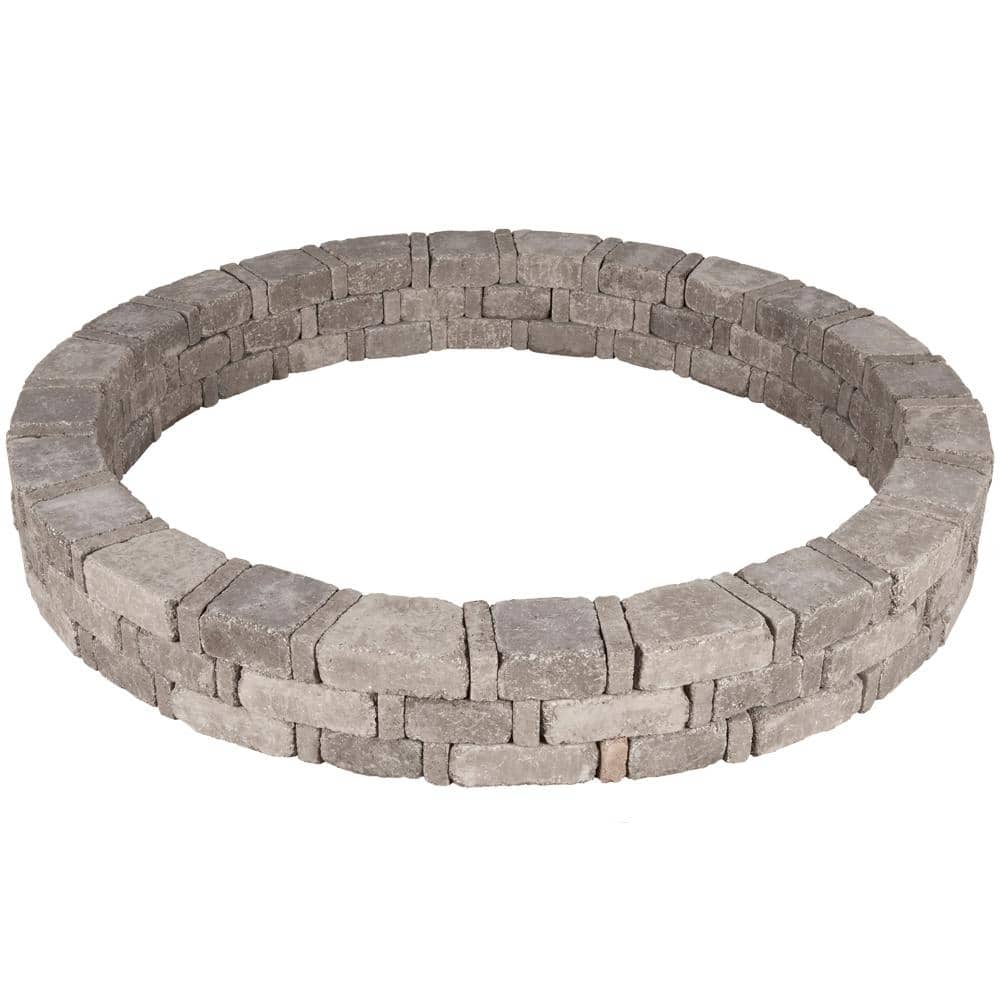 Pavestone Rumblestone 79.3 in. x 10.5 in. Concrete Tree Ring Kit in ...