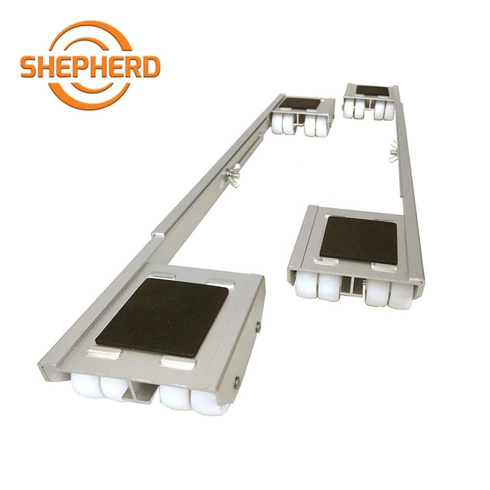 Shepherd 18-1/4 - 28 in. Aluminum Steel Appliance Rollers (2-Pack) 9603 ...