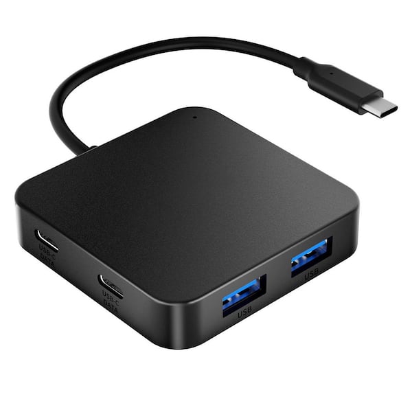 Lukyamzn 6-Ports USB Hub 3.0 USB C/A Hub with 3-USB-A 3.0 2 USB-C 3.0 1 ...