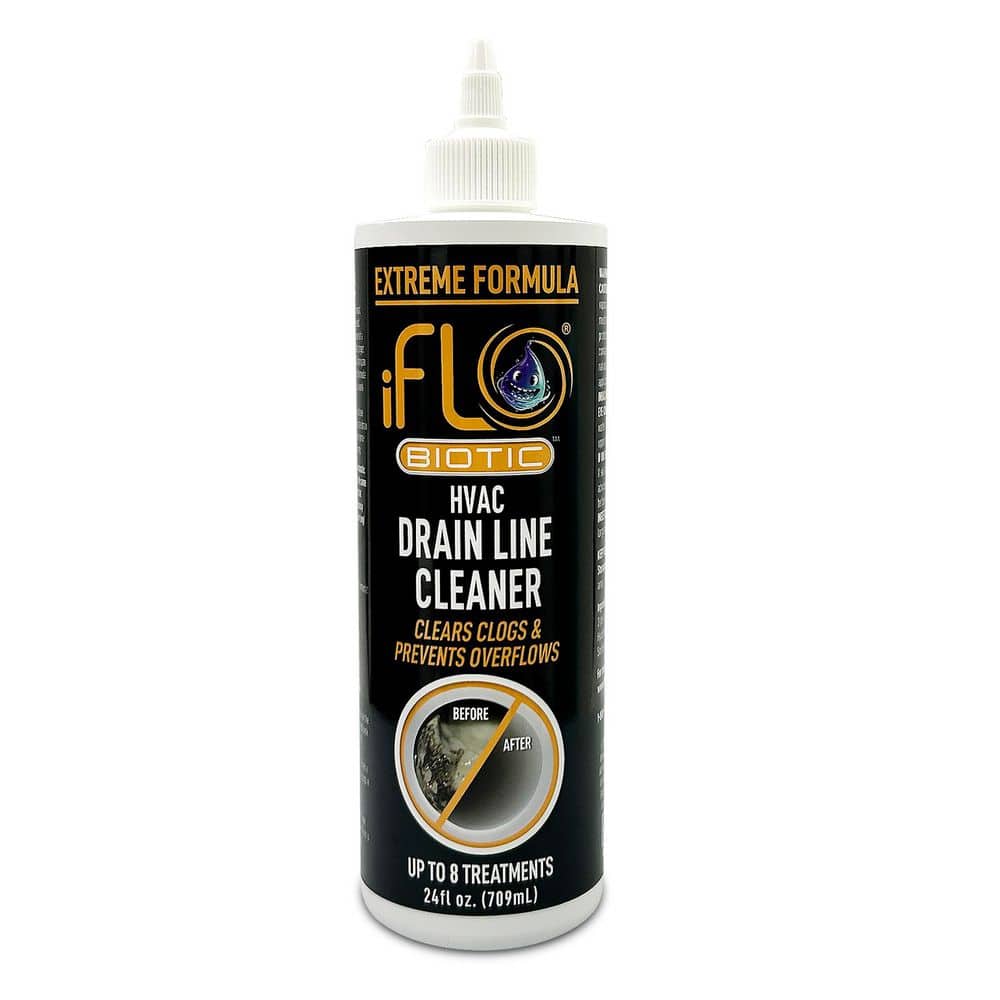 iFLO 24oz Extreme Drain Line Cleaner, Simple Pour up to 8 treatments ...