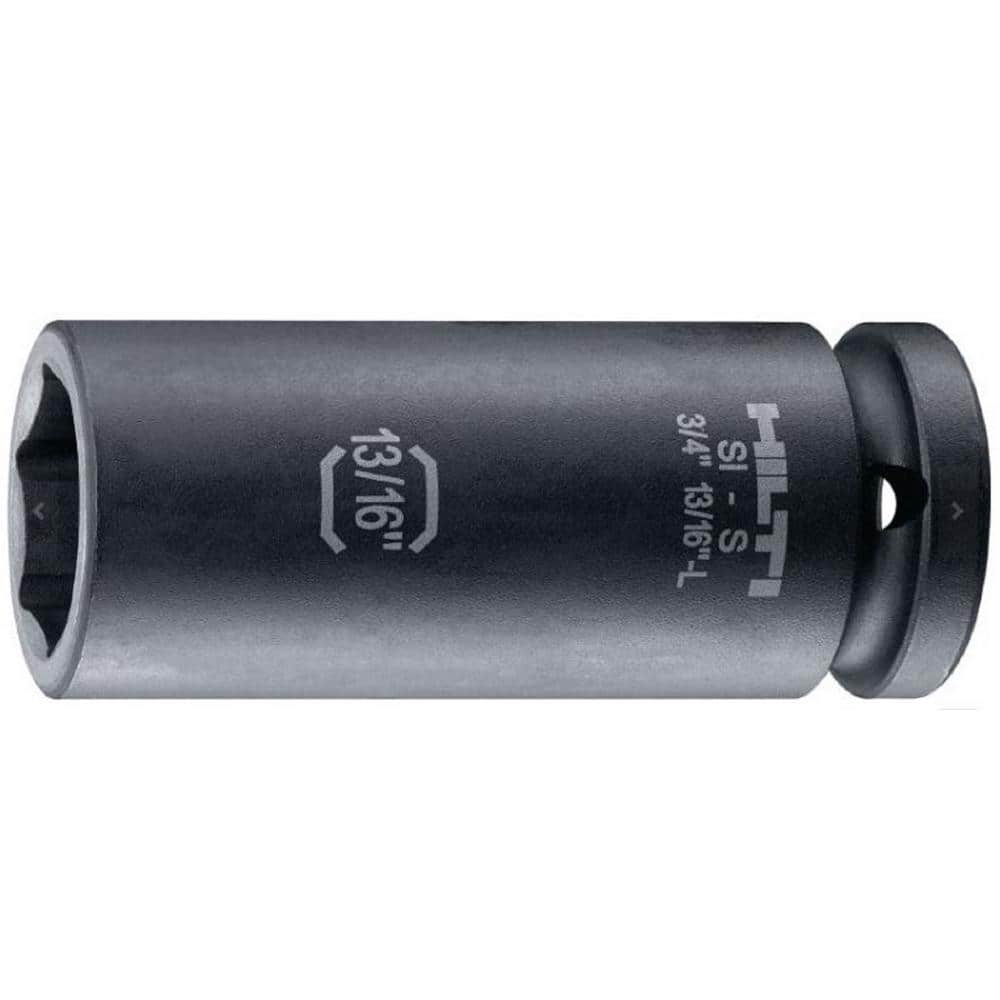 Hilti 3/4 in. Drive to 13/16 in. L Impact Socket 2136525 - The Home Depot
