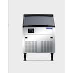 Norpole 500 lbs. Freestanding Commercial Ice Maker in Stainless Steel ...