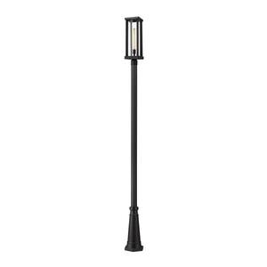 Wakefield 1-Light Black 90 in. Aluminum Hardwired Outdoor Weather ...