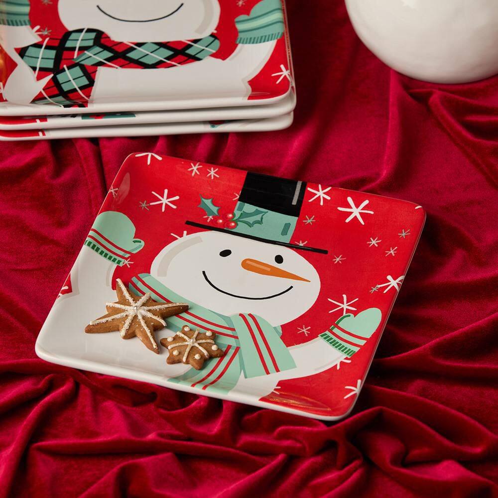 Certified International Christmas Whimsy Snowman Assorted Colors ...