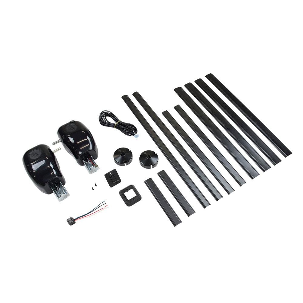 Lippert Manual to Power Conversion Kit for Solera Awnings-Black 329251 ...