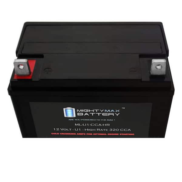 MIGHTY MAX BATTERY ML U1 CCAHR 12V 320CCA Battery for Ariens Pro Master 300 Series Mower MAX3880599 The Home Depot