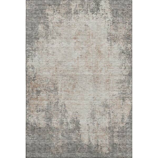 Addison Rugs Mayfield Premium Machine Washable Abstract AMF940 Taupe 9 ...