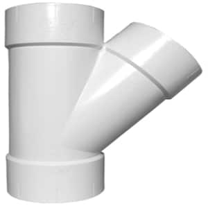 Charlotte Pipe 3 in. DWV PVC Wye PVC006001200HD - The Home Depot