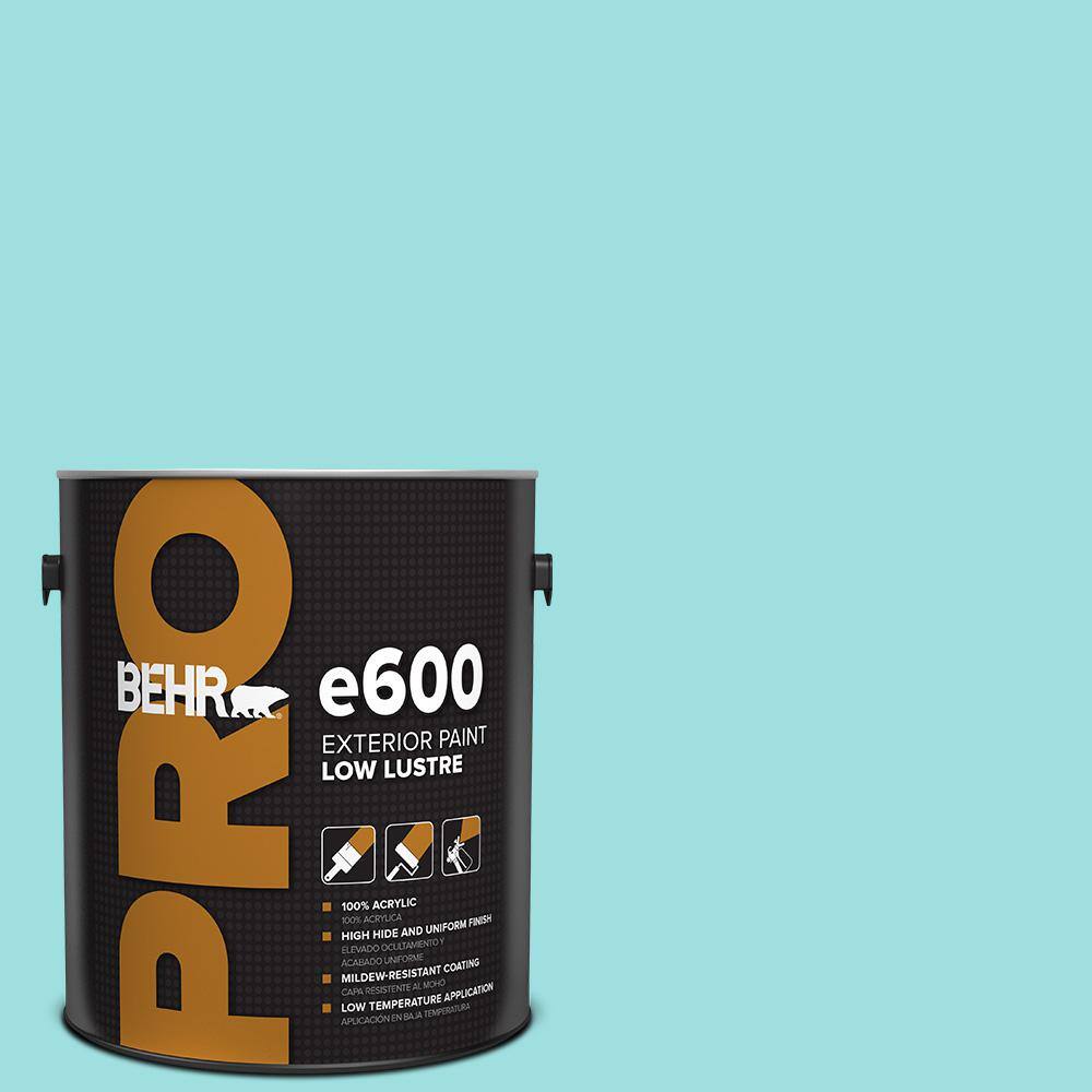 BEHR PRO 1 gal. #P460-2 Tropical Waterfall Low Luster Exterior Paint ...