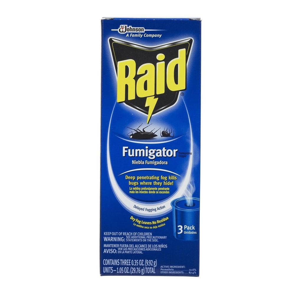 Raid Fumigator Fogger (3-Pack) SCJ641040 - The Home Depot