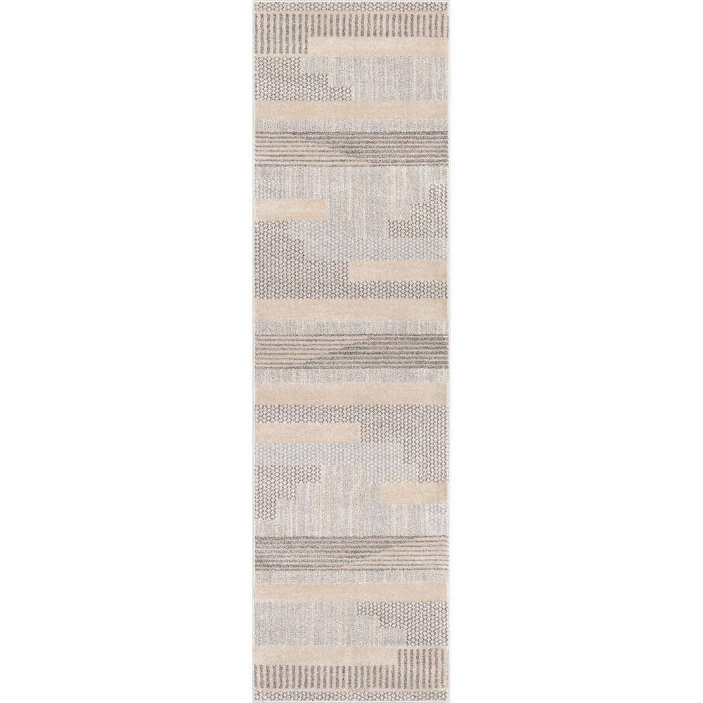 Well Woven Beige 2 ft. 7 in. x 9 ft. 10 in. Runner Harlow Briar Modern ...