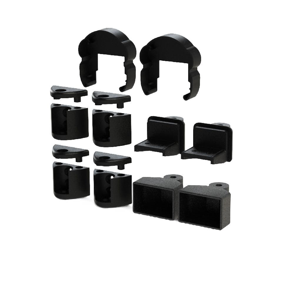 RDI Pellinore Satin Black Angle Bracket Kit 73019319 - The Home Depot