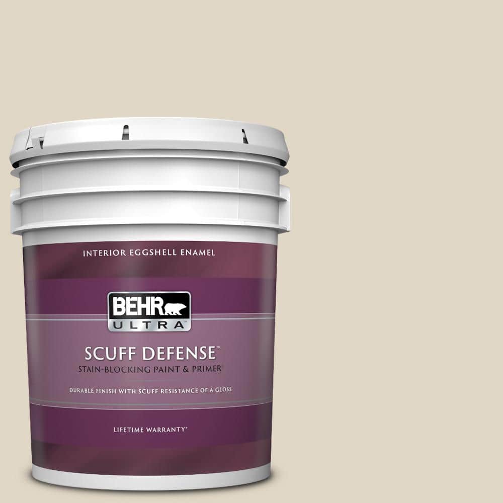 BEHR ULTRA 5 gal. #YL-W13 Sentimental Beige Extra Durable Eggshell ... BEHR ULTRA 5 gal. #YL-W13 Sentimental Beige Extra Durable Eggshell ...