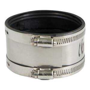 The Plumber's Choice Shielded 1-1/2 in. Steel Transition Coupling ...