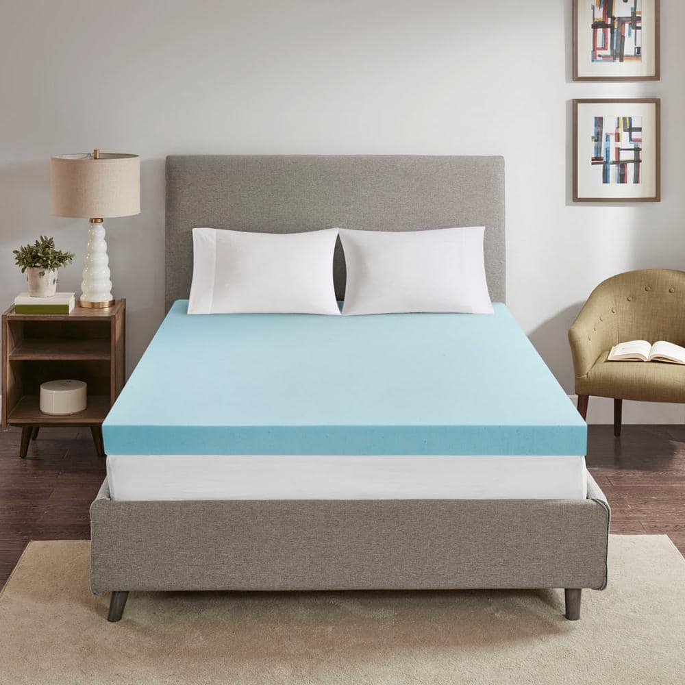 Comfort 3 in. Full Memory Foam, Antimicrobial Hypoallergenic Mattress ...