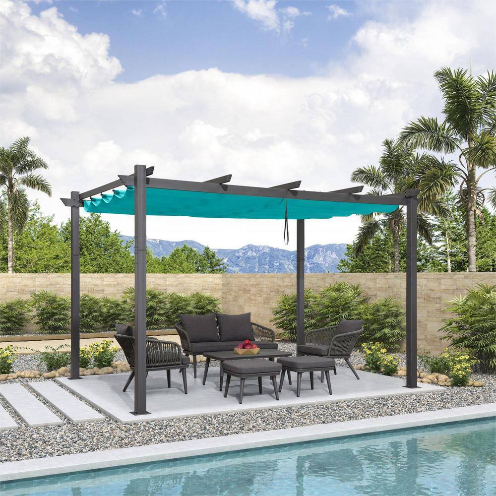 Reviews for PURPLE LEAF 10 ft. x 13 ft. Gray Aluminum Frame Morden ...