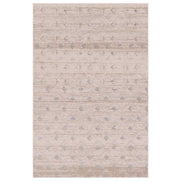 Jaipur Living Carine Tan/Bronze 9 ft. x 13 ft. Geometric Area Rug ...