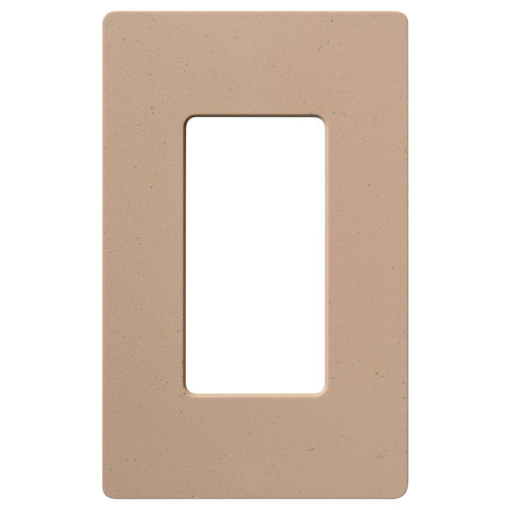 Lutron Claro 1 Gang Wall Plate for Decorator/Rocker Switches, Satin ...