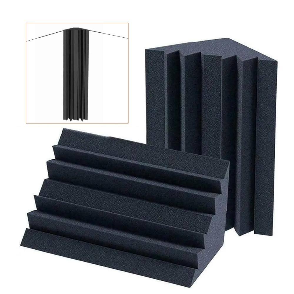 Wellco 9.5 in. x 4.8 in. x 4.8 in. Corner Block Bass Trap Sound ...