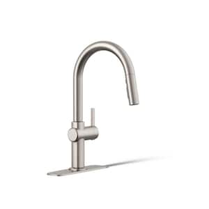 KOHLER Clarus Touchless Single Handle Pull Down Sprayer Kitchen Faucet ...