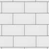 Merola Tile Park Slope Subway Glossy White 3 in. x 6 in. Ceramic Wall ...